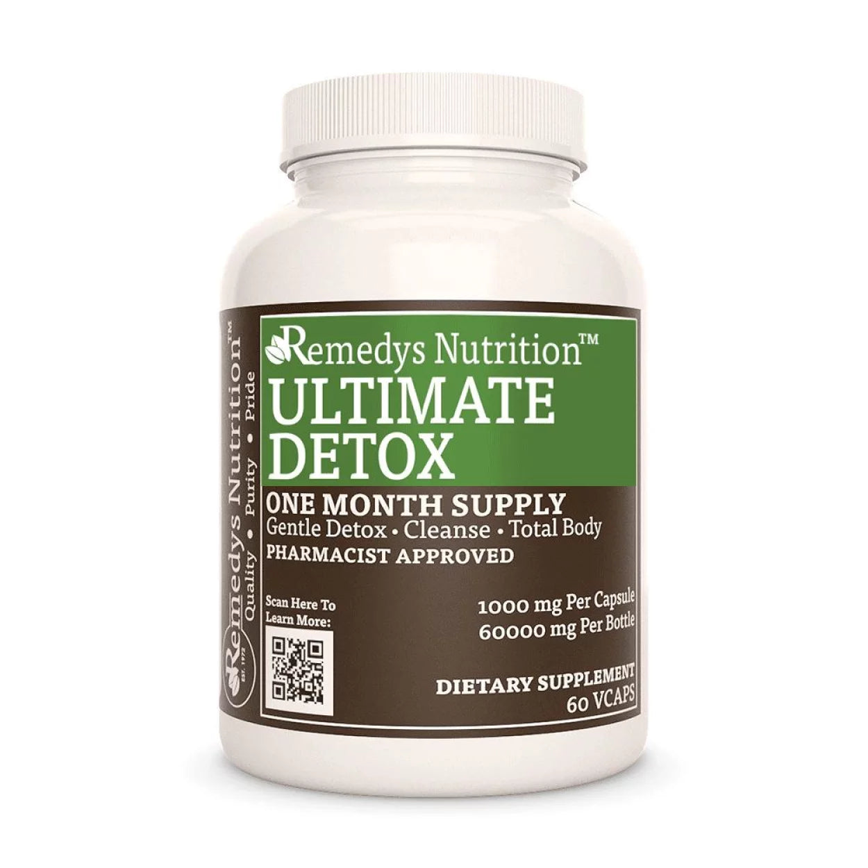Ultimate Detox™ | 1000 mg, 60 Capsules [Made in the USA] – Remedy's ...