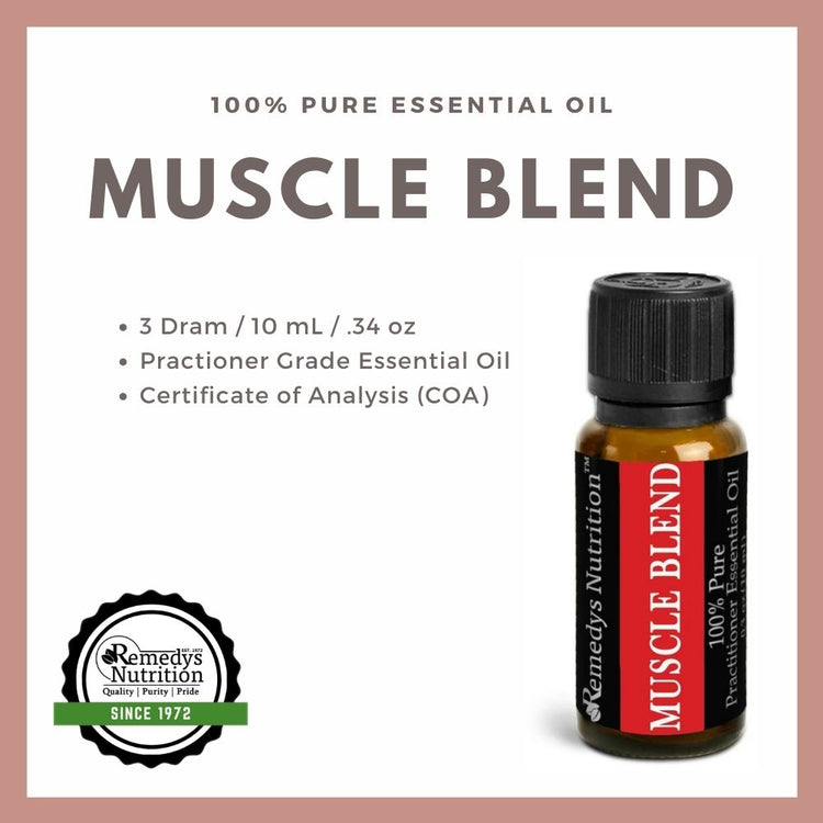 Muscle Relief Essential Oil Blend (10 mL) | Soothing & Cooling Formula ...